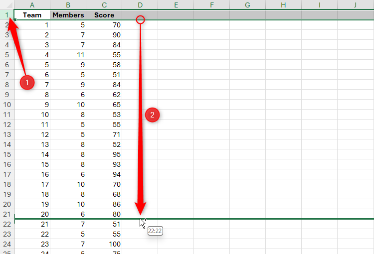 Reorganize Your Excel Spreadsheet With These Keyboard-Mouse Shortcut Combos