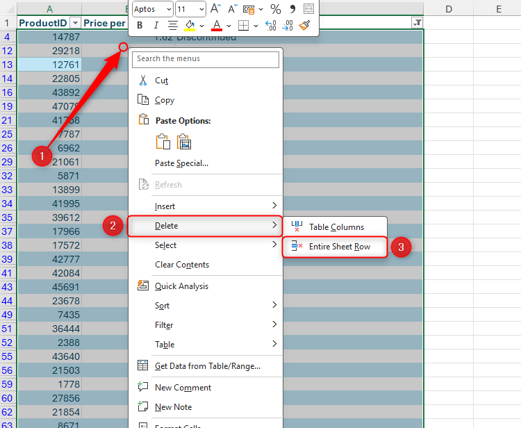 How to Delete Rows from a Filtered Range Without Crashing Excel