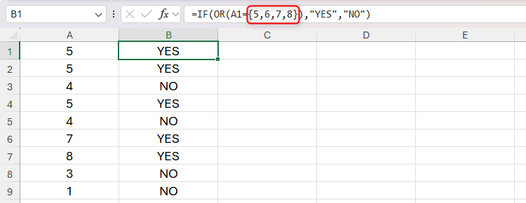 How to Use Parentheses, Square Brackets, and Curly Braces in Microsoft Excel