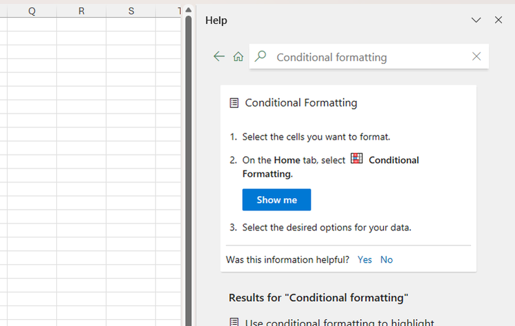 Don’t Ignore the Power of F1 in Microsoft Excel