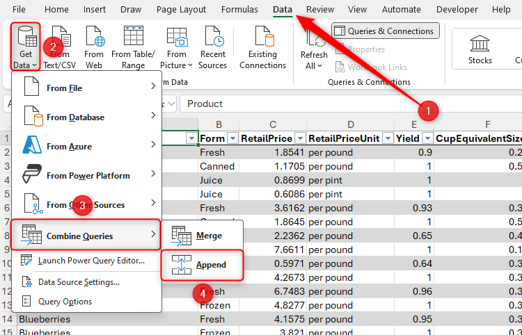 Need to Stack Data from Multiple Excel Sheets? Use Power Query Append