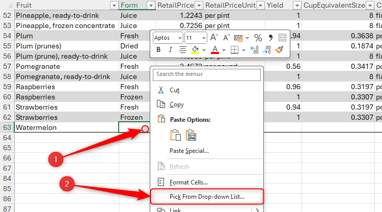 6 Cool Right-Click Tricks in Microsoft Excel