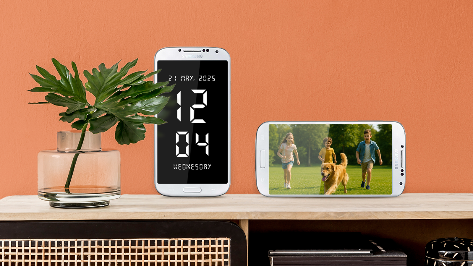 How to Turn Your Old Android Phone Into a Dashboard Clock or Photo Frame