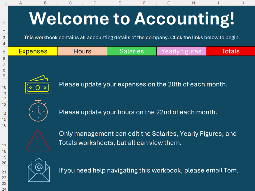 8 Ways to Make a Shared Excel Spreadsheet Easier to Navigate