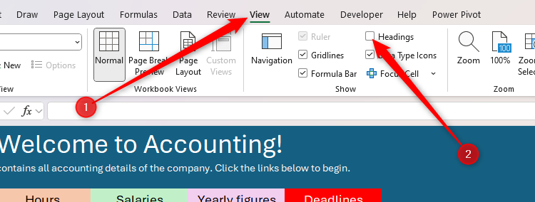 Your Microsoft Excel File Needs a Homepage Worksheet