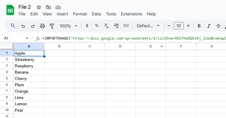 How to Use the IMPORTRANGE Function to Import Data From One Google Sheets File Into Another