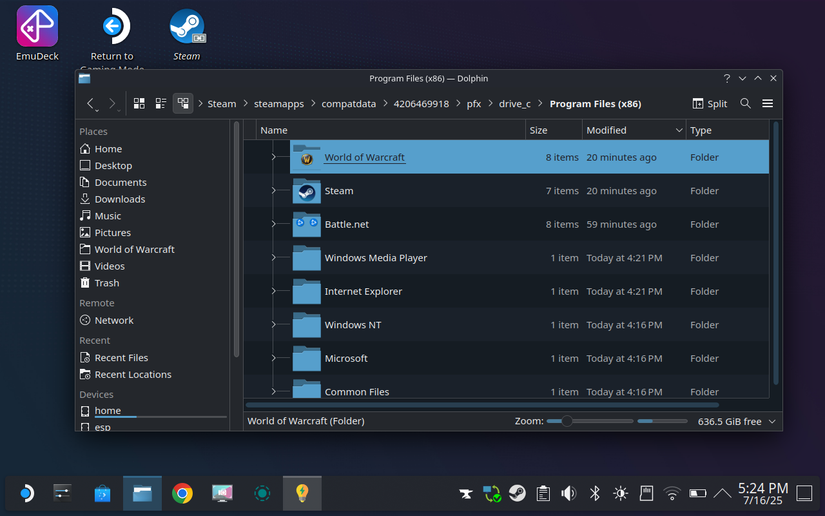 How I Installed World of Warcraft on My Steam Deck