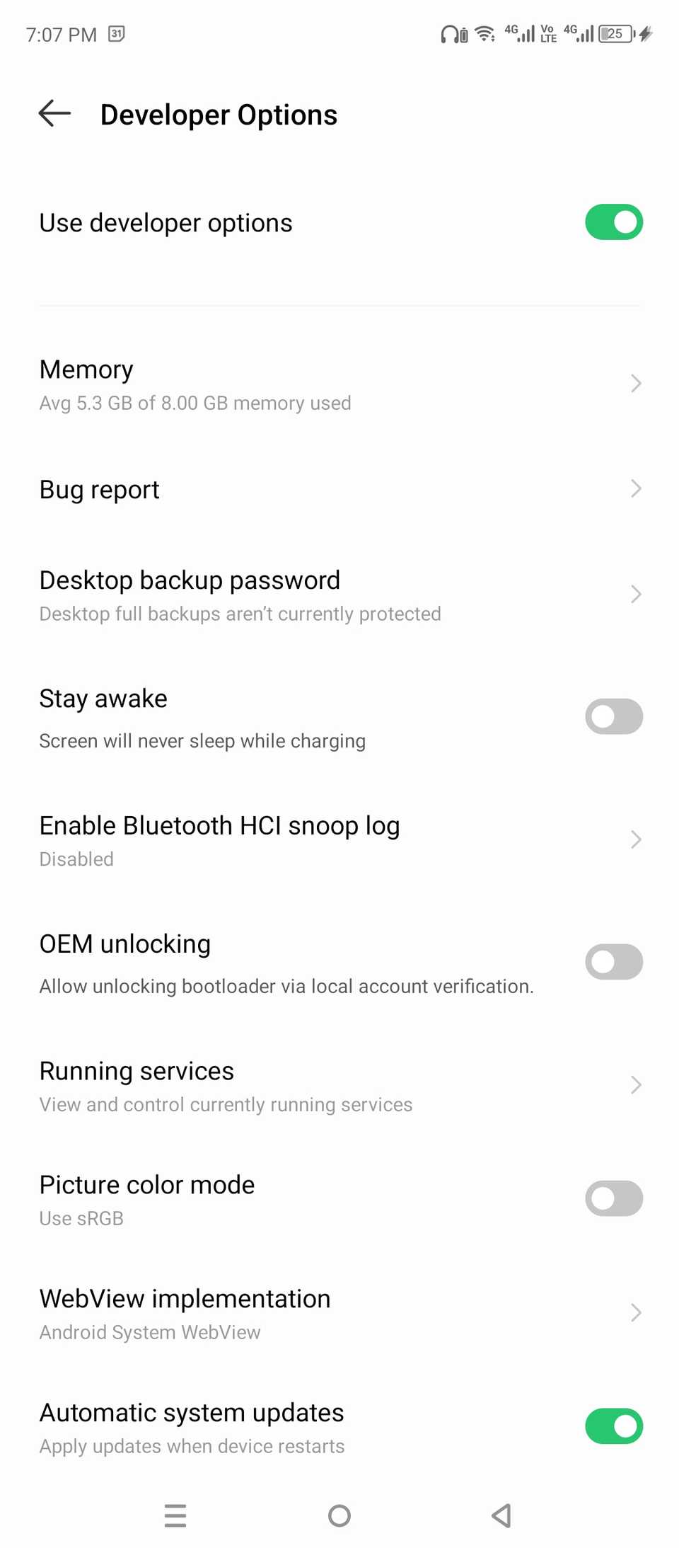 Every Android Developer Option Explained