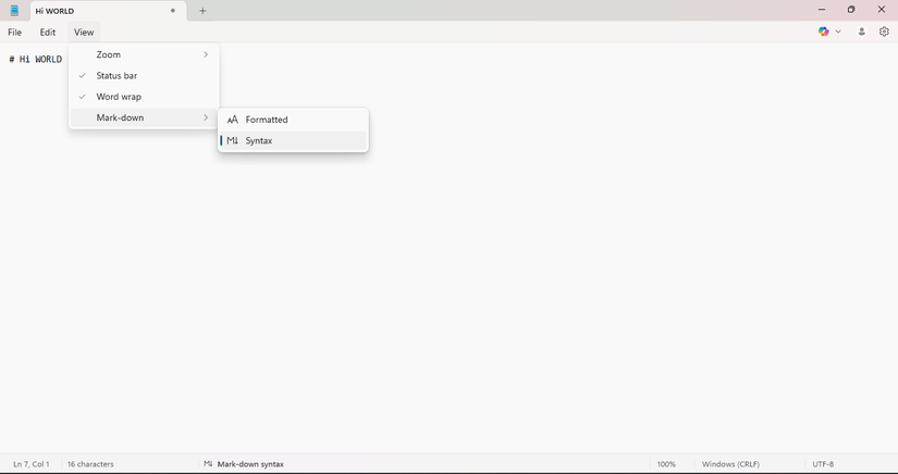 How to Write Markdown in Notepad on Windows 11