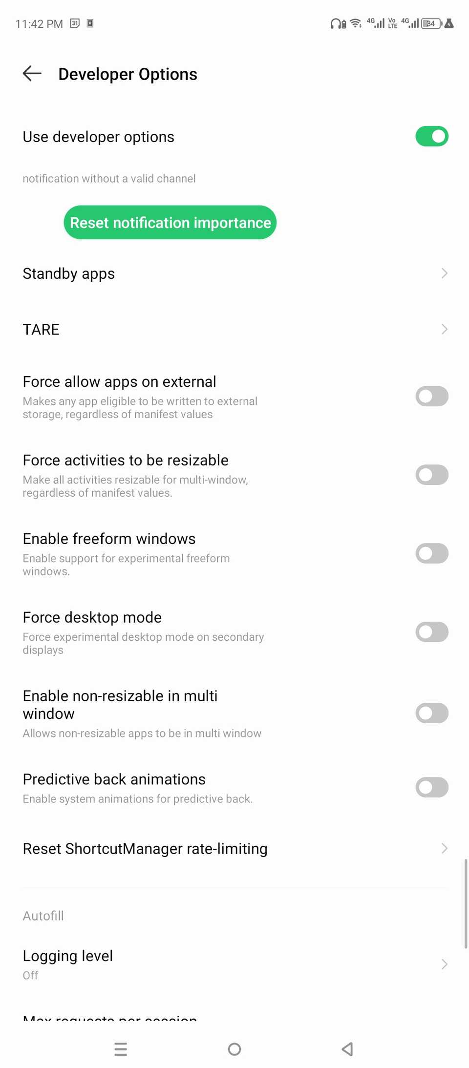 Every Android Developer Option Explained