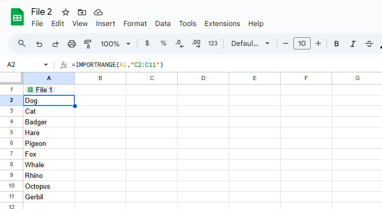 How to Use the IMPORTRANGE Function to Import Data From One Google ...