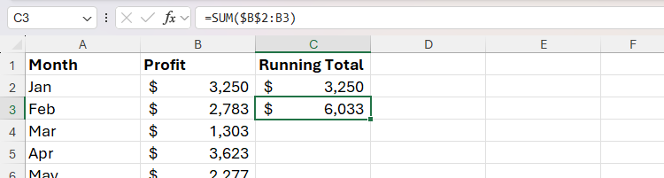 Creating Running Totals in Excel Is Easier Than You Think
