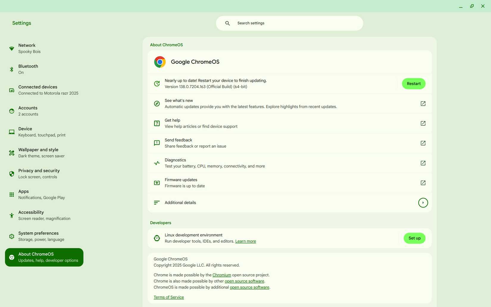 How to Update a Chromebook
