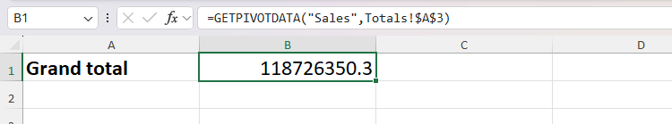 How to Use the GETPIVOTDATA Function in Microsoft Excel