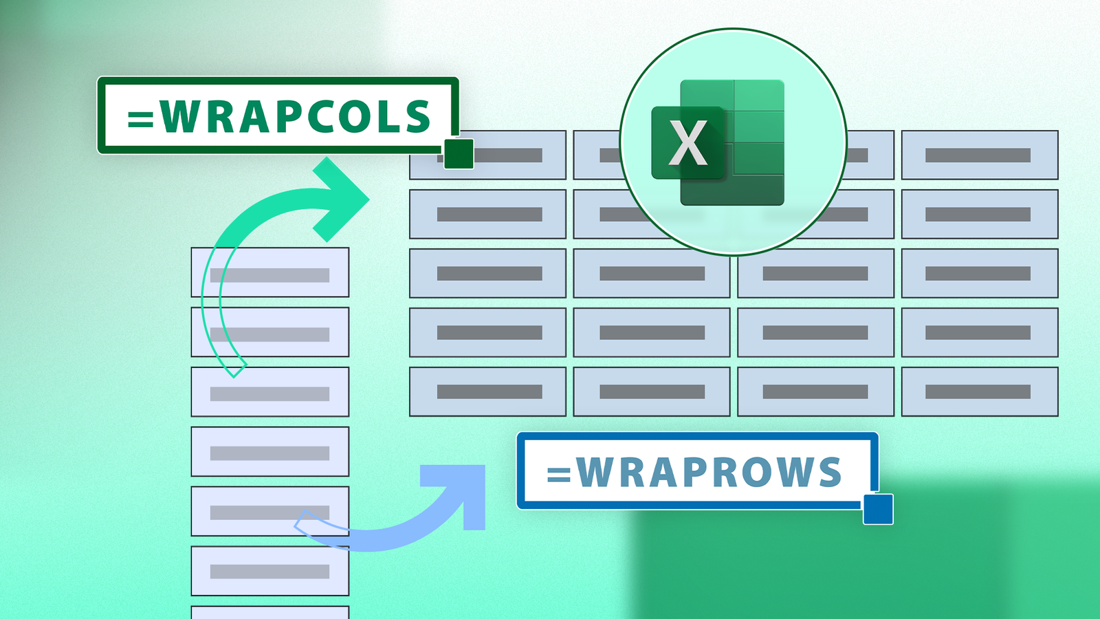 How to Use the WRAPCOLS and WRAPROWS Functions in Microsoft Excel