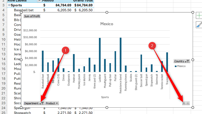How to Insert and Use a PivotChart in Microsoft Excel