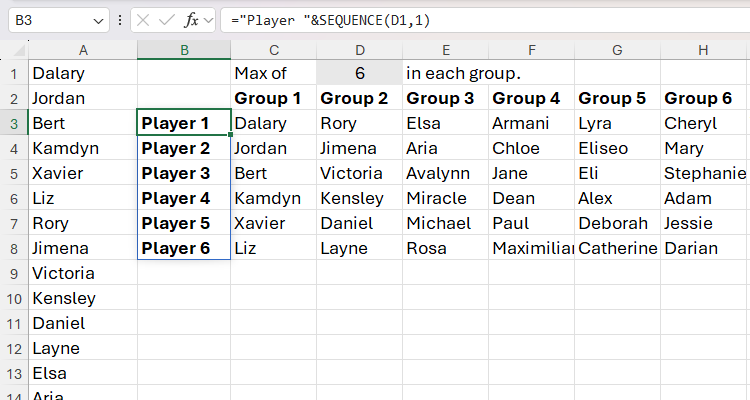 How to Use the WRAPCOLS and WRAPROWS Functions in Microsoft Excel