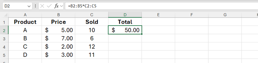 You need to know what the @ sign does in Excel