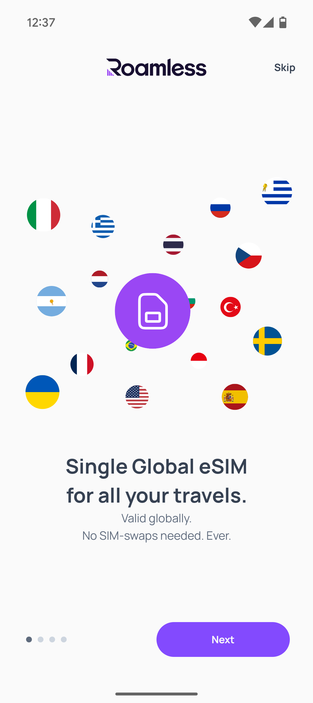 Don't get stuck with roaming charges—Roamless is offering 50% ...