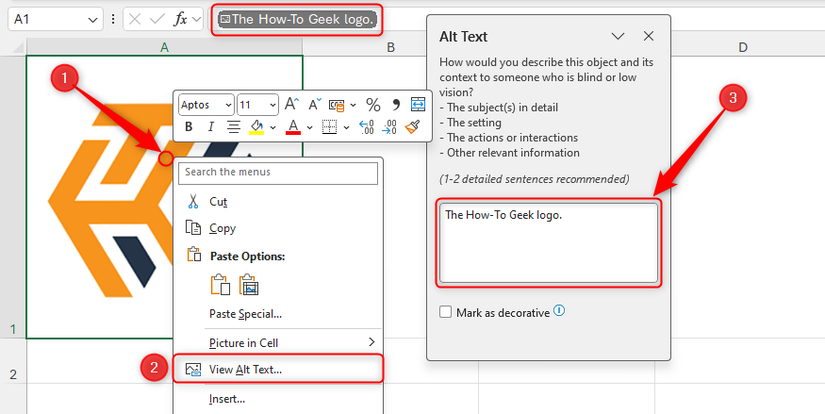 How to Insert an In-Cell Picture in Microsoft Excel