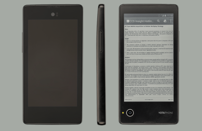 Let’s Remember Some Weird Phones: The YotaPhone