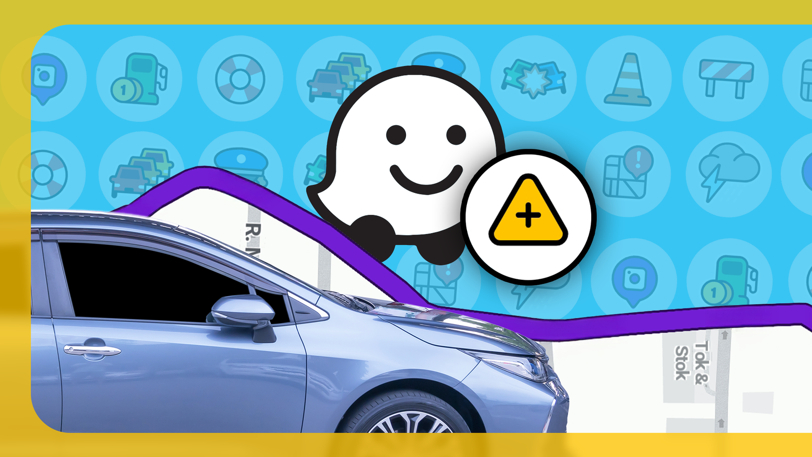 How to report road hazards to Waze while driving
