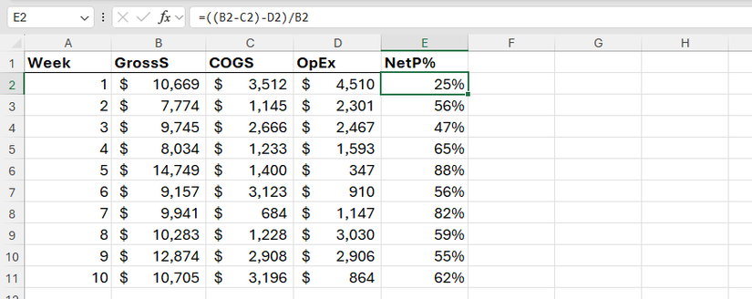 How to use the LET function in Microsoft Excel