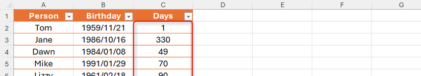 I use these 3 Excel formulas to organize my daily life