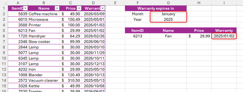 I use these 3 Excel formulas to organize my daily life