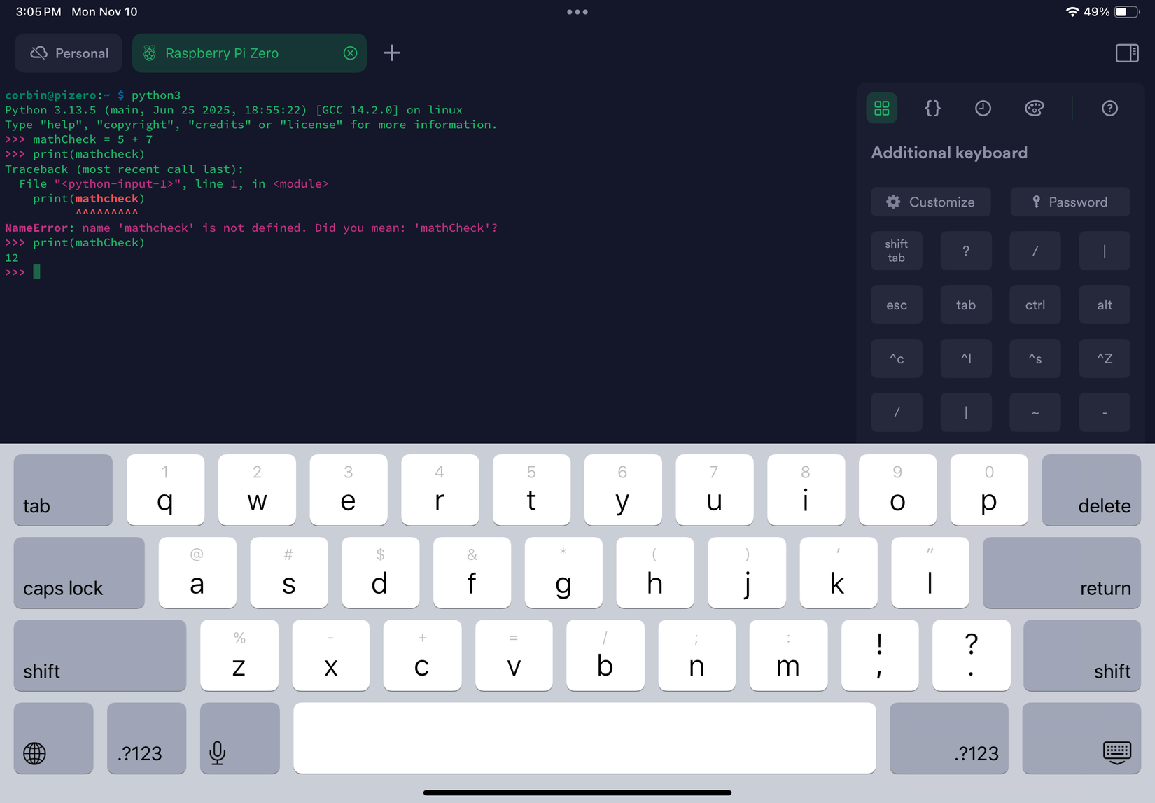 How to use Python on an Android phone, iPhone, or iPad (with a Raspberry Pi)