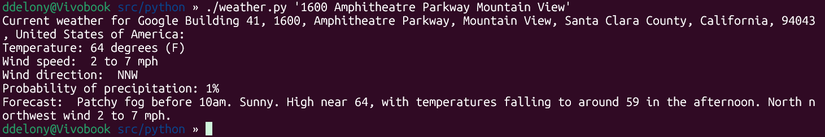How I built my own command-line weather app with Python