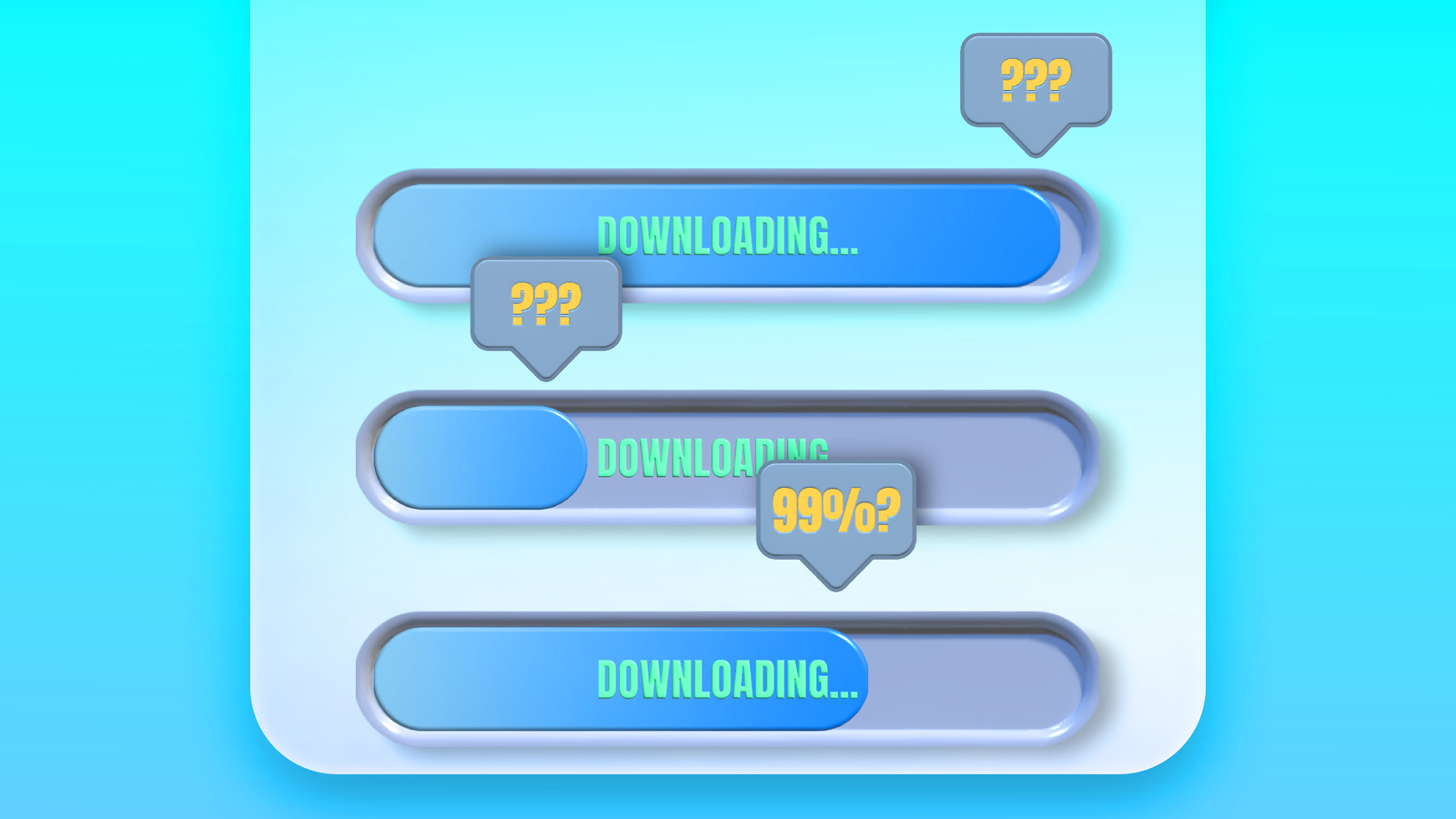 How progress bars lie (and why downloads get stuck at 99%)