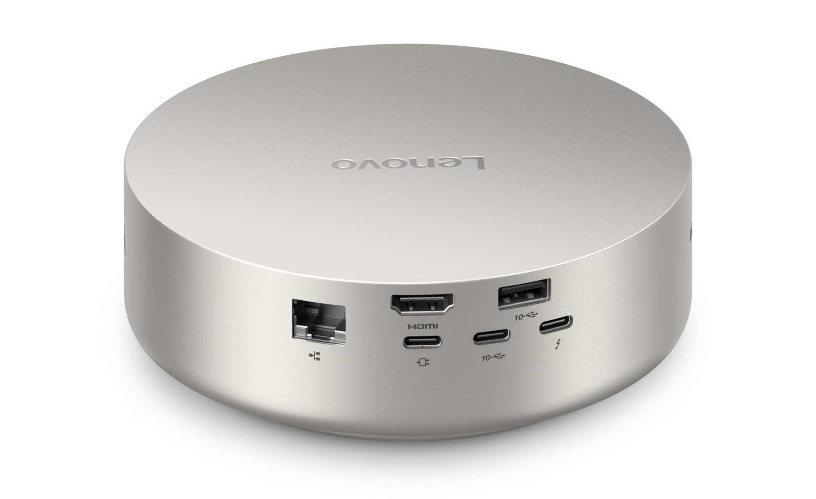 Lenovo's new tiny PC is a cylindrical Mac Mini alternative