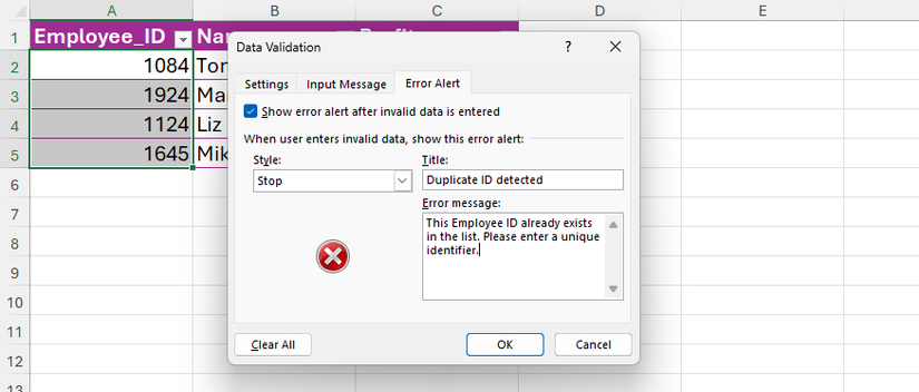 3 must-know custom data validation formulas for preventing errors in Excel
