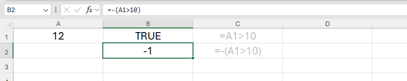You need to know what the double unary operator (--) does in Excel