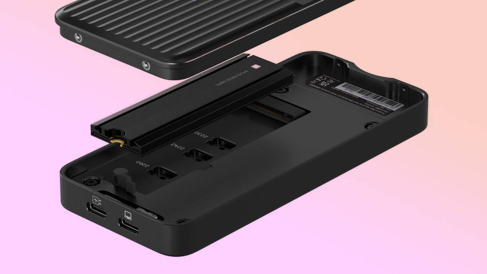 This enclosure turns NVMe SSDs into 64 Gbps external USB drives