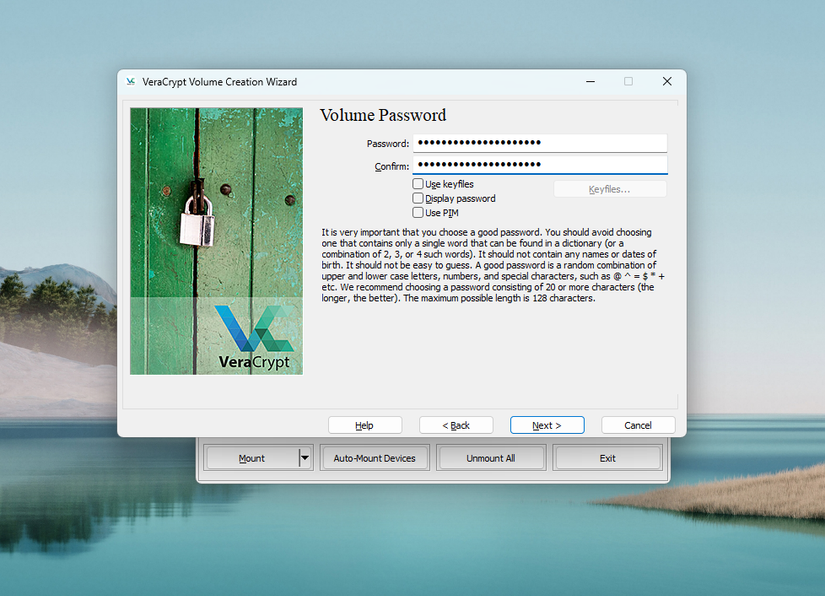 How to create hidden, password-protected virtual drives using VeraCrypt