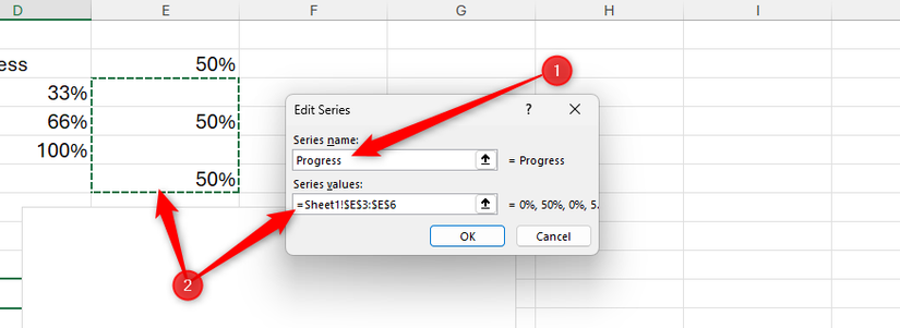 I made Excel’s doughnut chart change color automatically to track ...