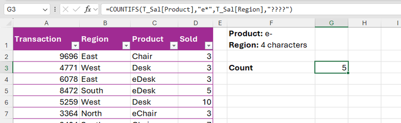 A step-by-step guide to using the COUNTIFS function in Microsoft Excel