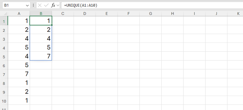 You need to know the difference between a range and an array in Excel