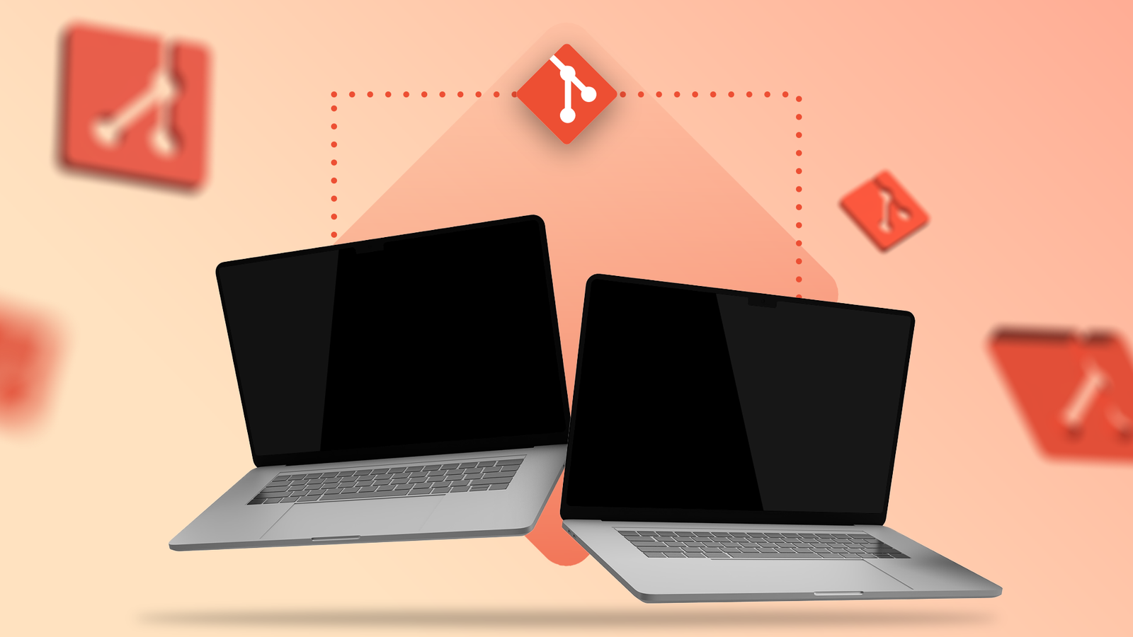 How to sync files between two local machines using Git