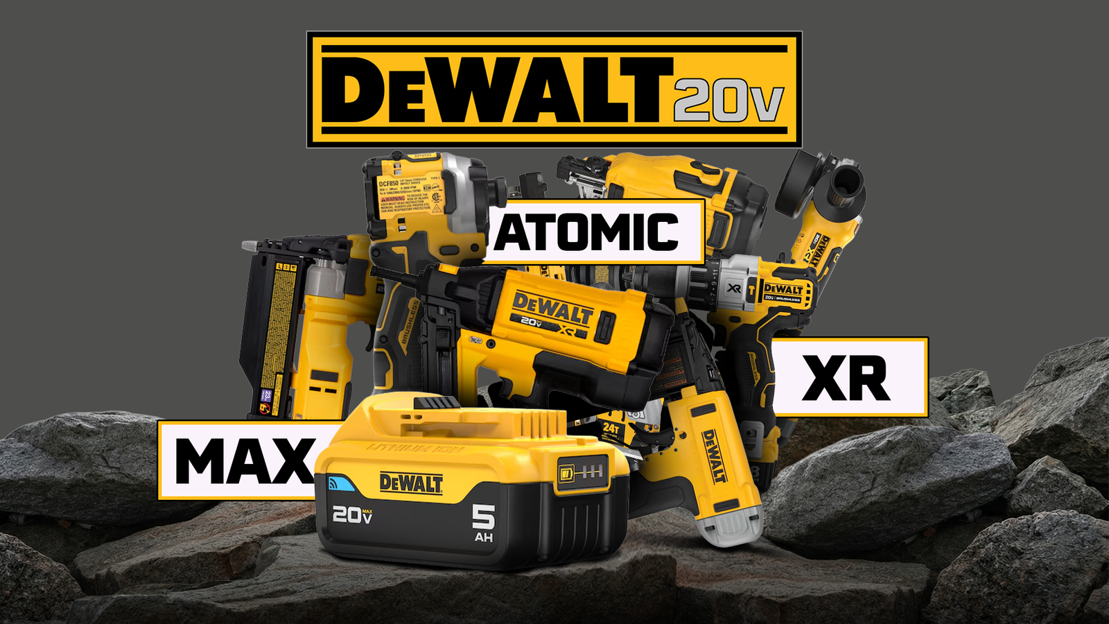 DeWALT 20V Max, XR, and ATOMIC tools: What's the difference?