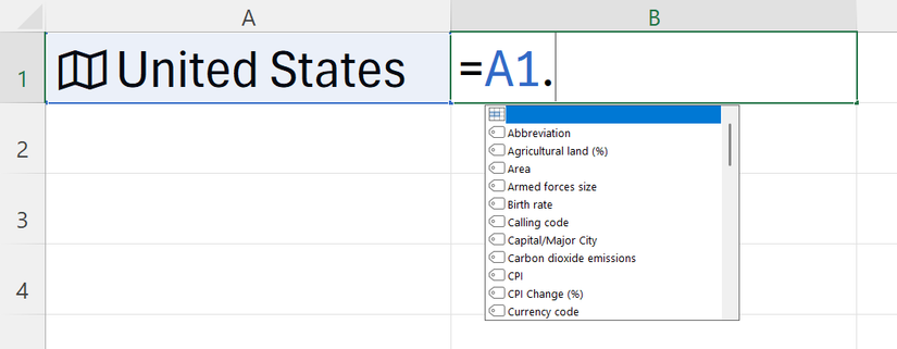 How to add and use value tokens in Microsoft Excel