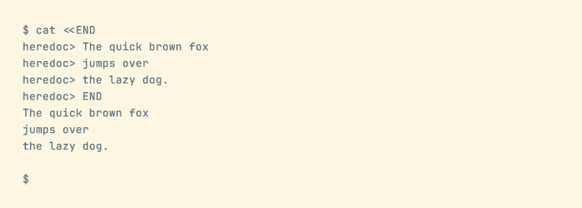 This Bash redirection trick replaces echo ... | command