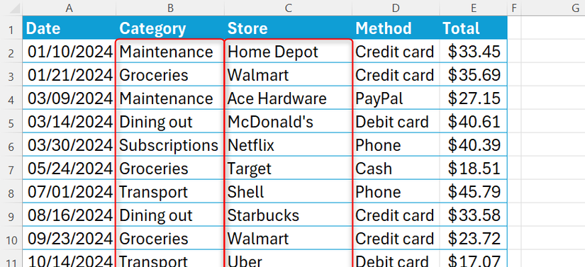 Excel's UNIQUE function can't skip columns—unless you use this trick