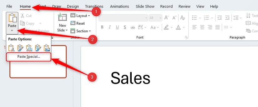 How to use Paste Link in Excel and PowerPoint for automatic chart updates