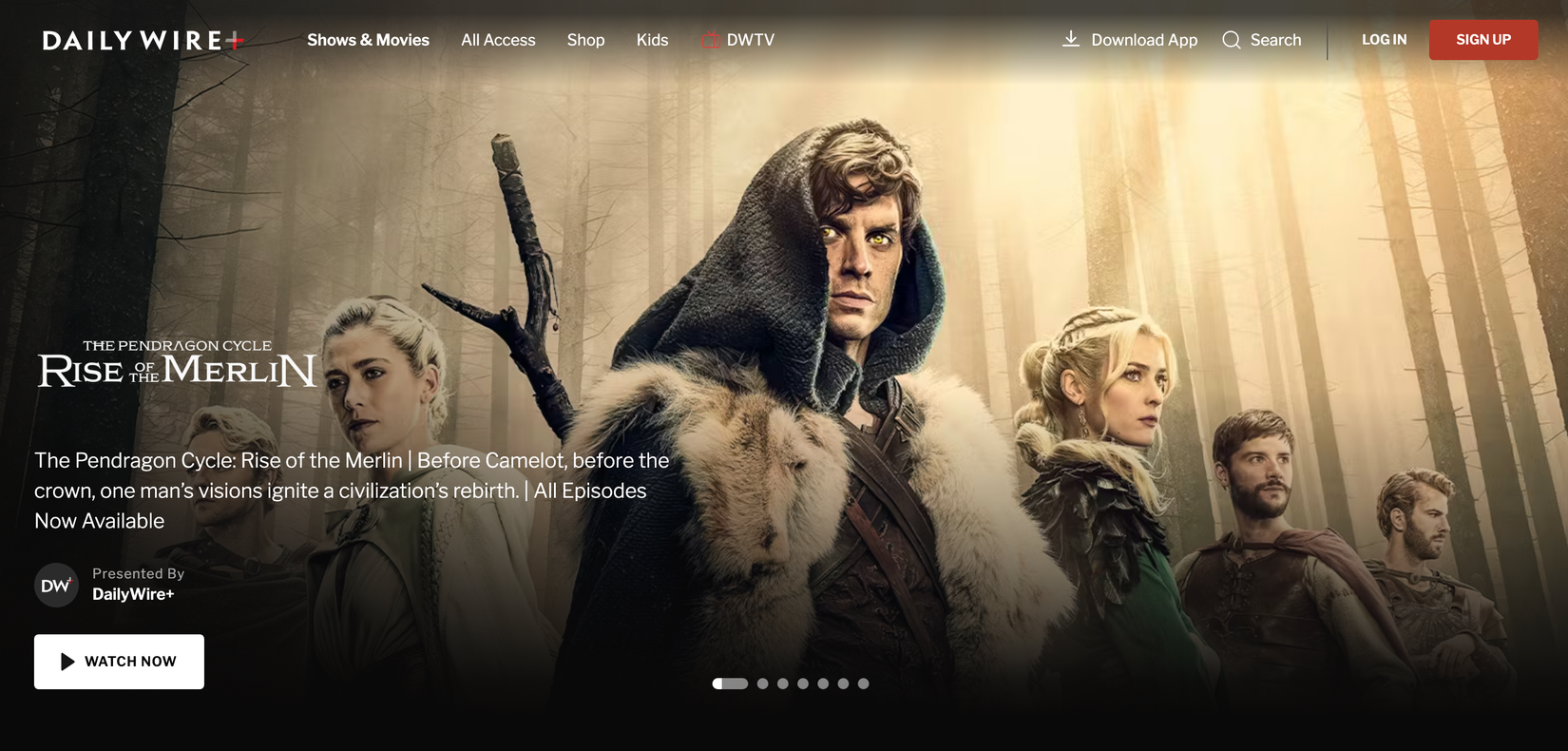 A new 7-episode Merlin and King Arthur series is available to stream ...