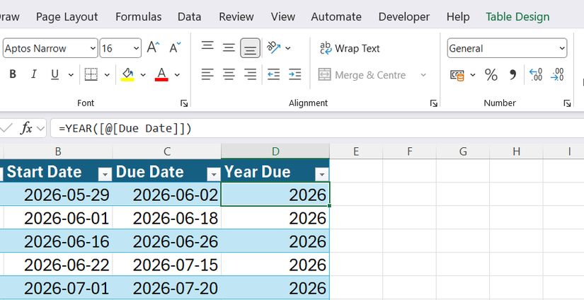How to use Excel date functions to automate project timelines