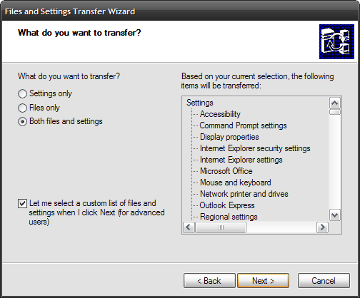 Easily Restore Your Computer With File and Settings Transfer Wizard XP ...