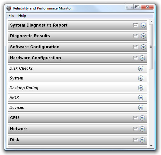 Generate A System Health Report In Vista